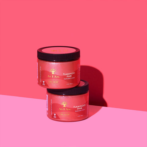 curl color flamingo pink – as i am